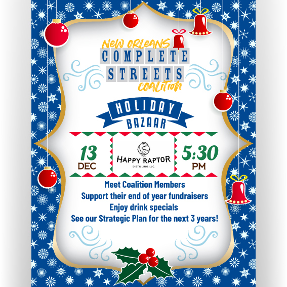 Complete Streets Holiday Bazaar On December 13th Urban Conservancy